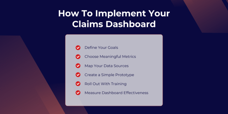 Claims Management Dashboard: Key Metrics, Benefits & Tools